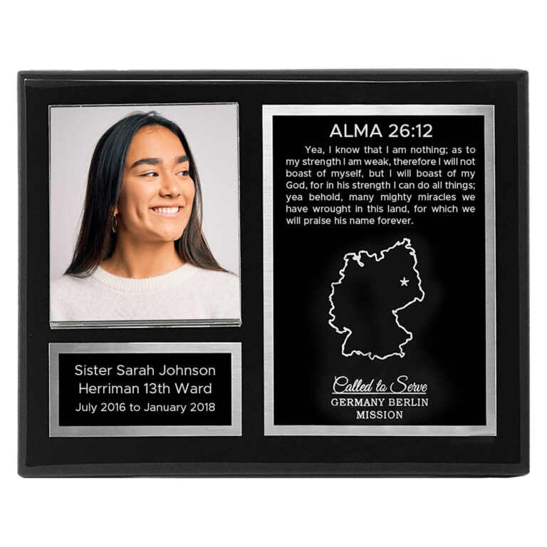 Missionary Plaques - McGees Stamp & Trophy